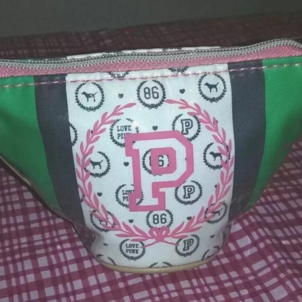 Rare Vintage Victoria's Secret Pink Monogram Coin Pur… - Gem